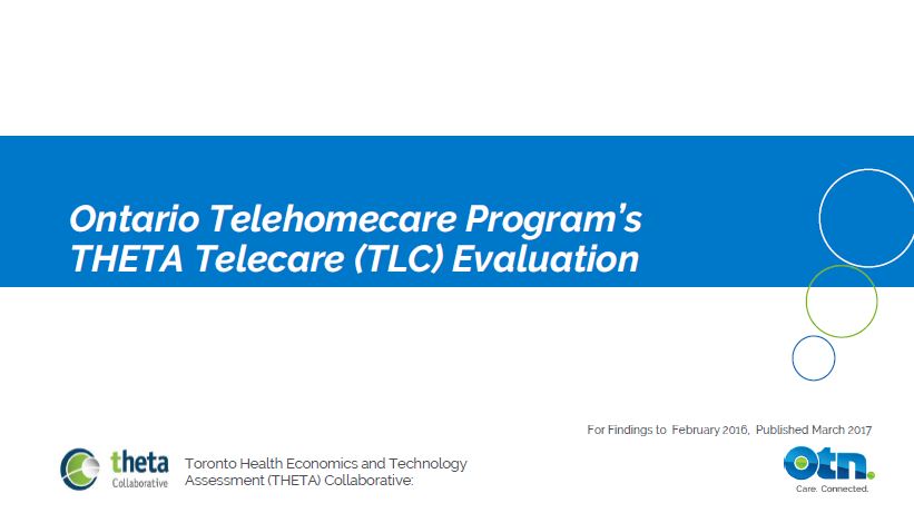 Ontario Telehomecare Programs Theta Telecare Tlc Evaluation Canada